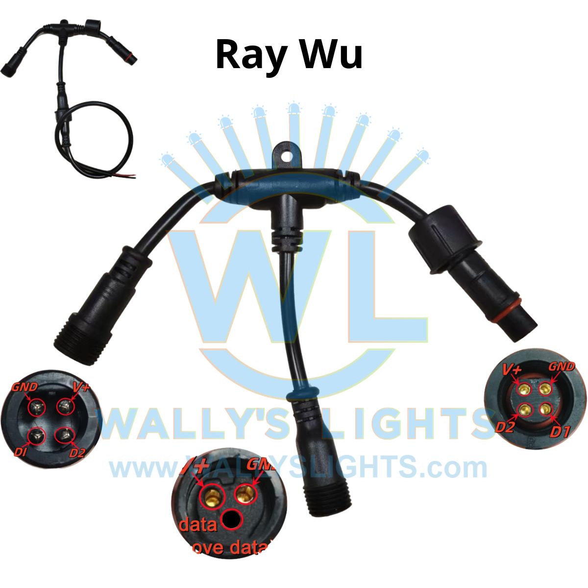 5 Pack 4-3-4 Power Injection T – Wally's Lights LLC