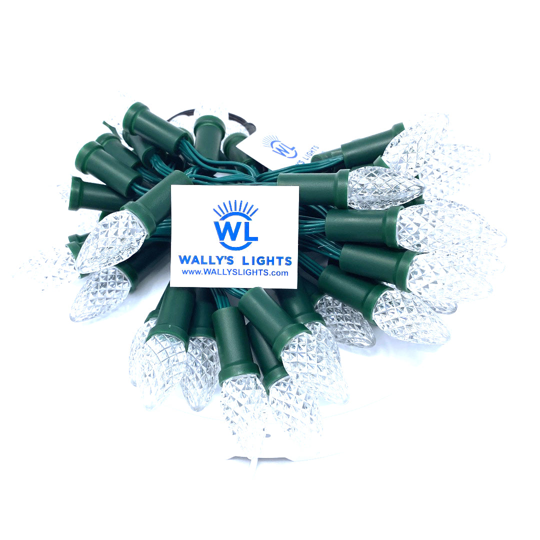 12v WS2811 Pixel 50ct 6" Spacing String C7 Pixastring Green Wire with ...