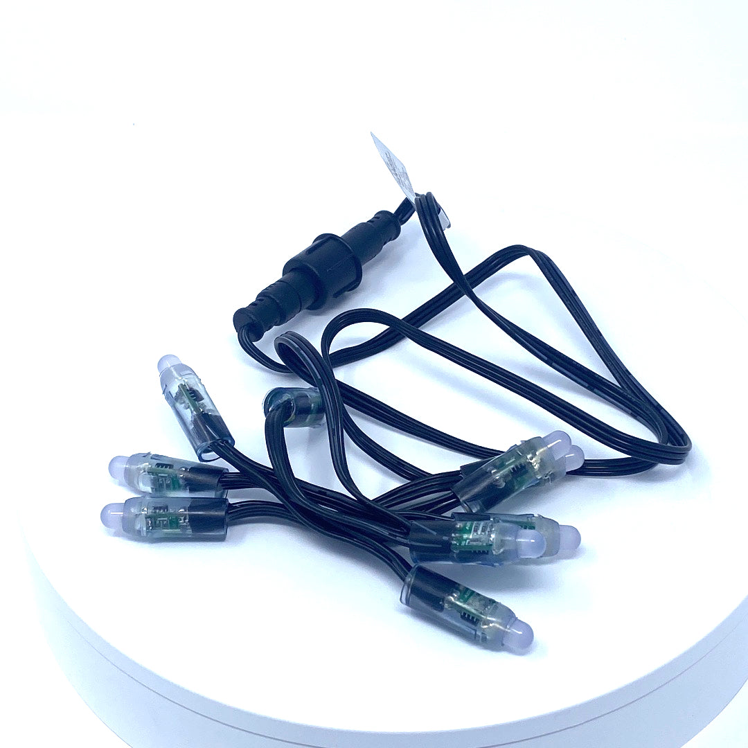 9ct 12v Pixel Strand with 18" Pigtails – Wally's Lights LLC